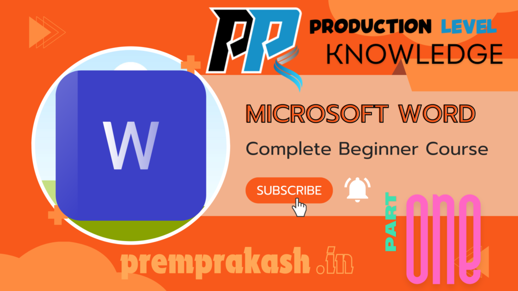 Microsoft Office Word - A Complete Tutorial - Blog | Prem – Production ...